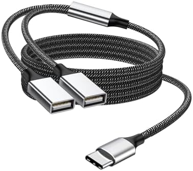 Amazon.com: Basesailor USB C Male to Dual USB Female Cable Splitter 1FT ...