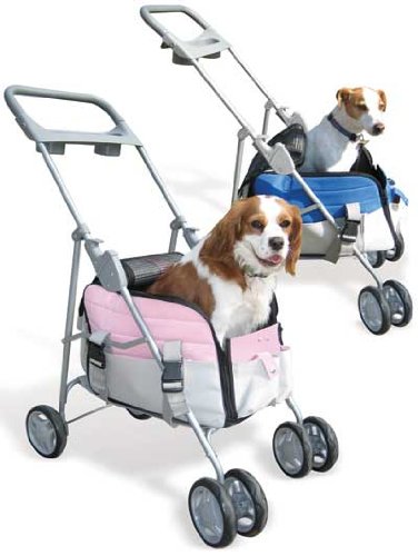 Amazon.com: Pet Valet Dog Stroller and Carrier( Blue) : Pet Supplies