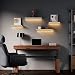 Amazon.com: EUREKA ERGONOMIC Floating Shelves with LED Lights, APP ...