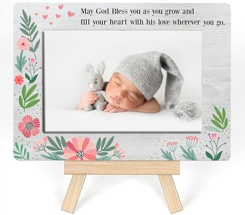Amazon.com - Baby Dedication Gift, Baptism Picture Frame Gifts For ...