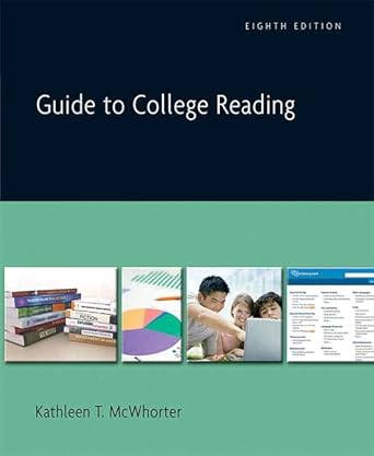 Guide to College Reading (8th Edition): McWhorter, Kathleen T ...
