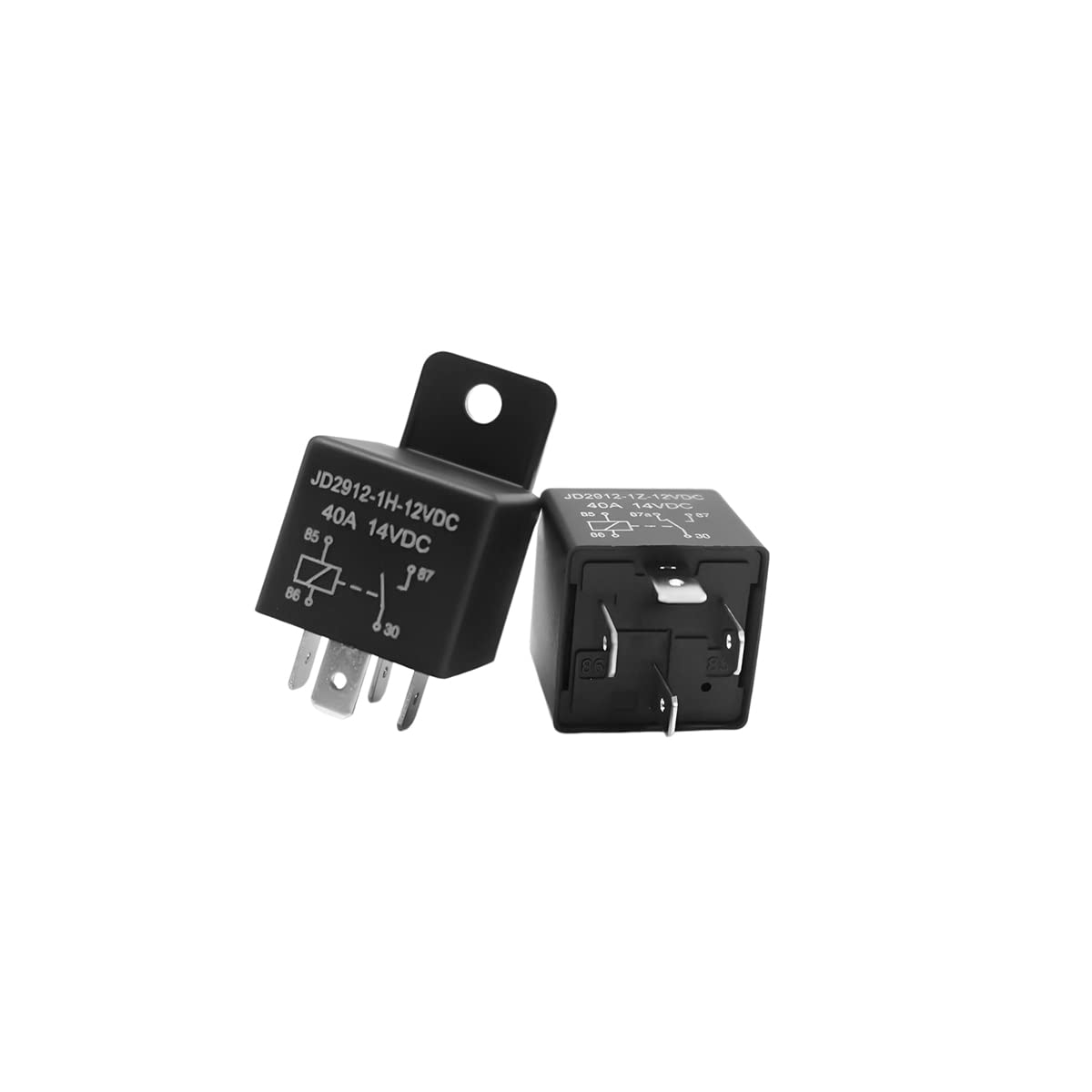 Snapklik.com : Car Relays 12V 4 Pin 40amp, Spst Model JD2912-1H-12VDC ...