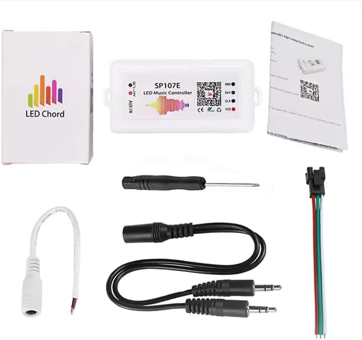 Buy Greenleaf SP107E Bluetooth Music Controller for Pixel LED- 100+ Colors and Effects, DIY ...