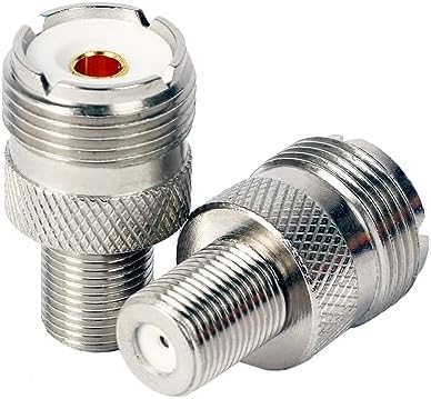 Amazon.com: TLS.eagle 2 Packs UHF SO239 PL259 to F Type Coax Adapter ...