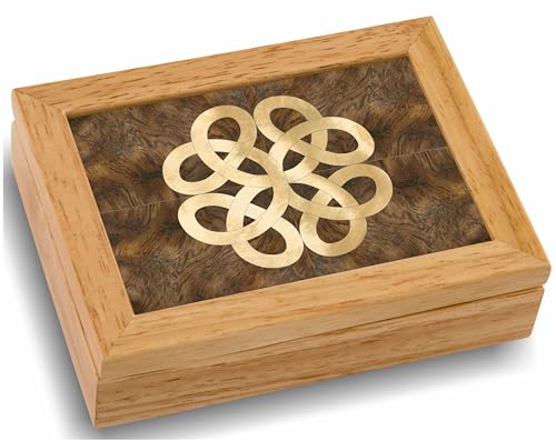 Amazon.com: MarqArt Wood Celtic Gift Box - Trinket Organizer With ...