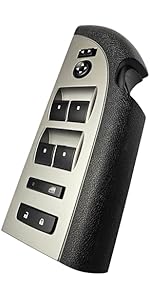 Amazon.com: SWITCHDOCTOR Window Master Switch, Black Bezel, Mirror ...