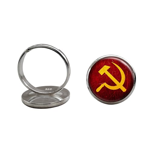 Amazon.com: Communism Symbol Choose Style .925 Sterling Silver ...
