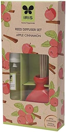 IRIS Home Fragrance, Apple Cinnamon Reed Diffuser, Toxin-Free, Fine ...