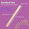 Amazon.com: Artlicious 200 Pcs Wooden Craft Sticks – Food-Grade ...