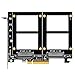 Amazon.com: GLOTRENDS PU21 Dual U.2 SSD to PCIe 4.0 X8 Adapter, Support ...