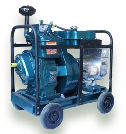 PARKAR 5 KW Diesel Generator With Air Cooling Single Phase Power ...