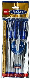 Cello FineGrip Ball Pen | Set of 20 | 10 Blue & 10 Black : Amazon.in ...