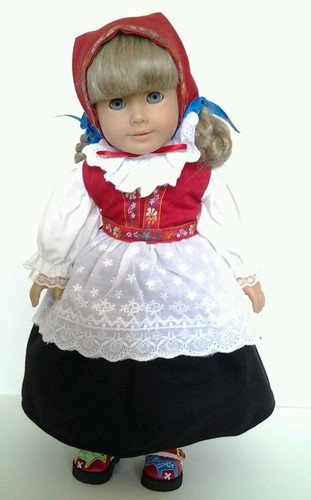 SWEDISH DRINDL WITH DALA CLOGS FOR AMERICAN GIRL DOLLS : Amazon.in ...