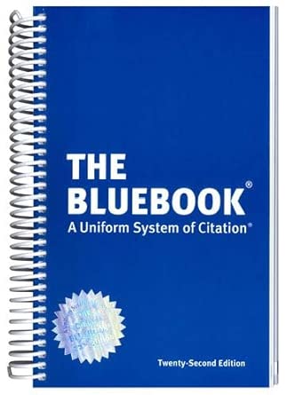 The Bluebook: A Uniform System of Citation: Harvard Law Review ...