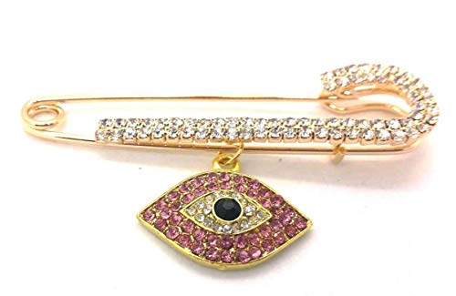 Amazon.com: Pink Evil Eye Pin for Baby Gift : Handmade Products