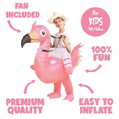 Pink Flamingo Inflatable Disguise for Children | Size 90 to 120cm ...