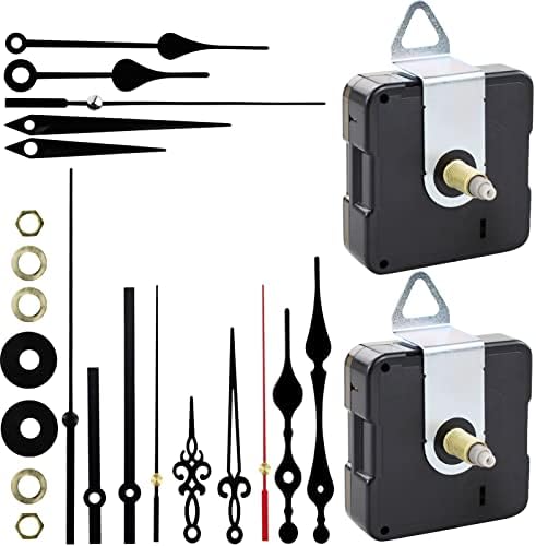 SZXMDKH 2 Pack Quartz Clock Mechanism Kit, Wall Clock Mechanisms ...