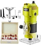 DEWINNER Electric Palm Router Tool, 1/4" Compact Wood Trimmer with ...