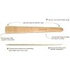 Amazon.com: 13 in Handmade Kitchen Cooking Utensil, Thin Dark Wood ...