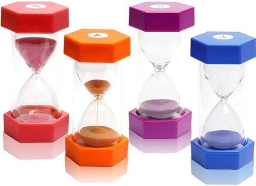 Hourglass Sand Timers Colorful Sandglass Timer Hourglass Set Sand Clock ...
