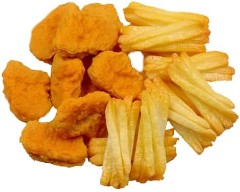 Amazon.com: Luckforest Artificial Chicken Nuggets, 10Pcs Fake Fried ...
