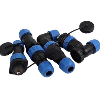 SP20 Straight/Elbow IP68 Waterproof Connector 6 Pin Aviation Male ...