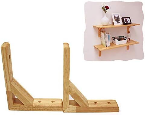 Amazon.com: L-Shaped Solid Wood Wall-Mounted, Log Chinese Style Craft ...