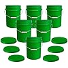 Amazon.com: ePackageSupply 5 Gallon Green Bucket Pail Container with ...
