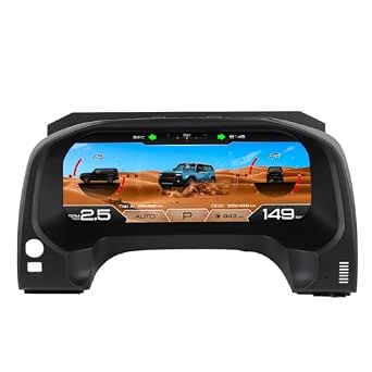Amazon.com: Oreilet 12.3 Inch Digital Dash, Car LCD Digital Instrument ...