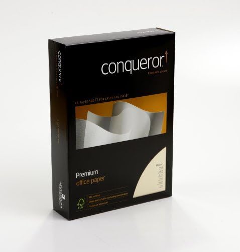 Conqueror premium paper A4 Vellum laid finish 100gsm 500 sheets ...