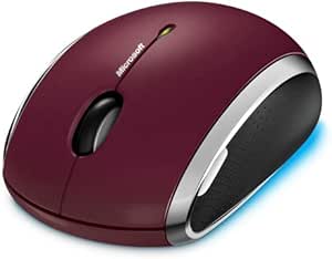 Amazon.com: Microsoft Wireless Mobile Mouse 6000 - Red : Electronics
