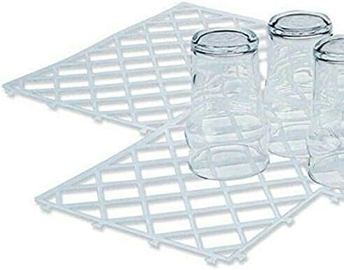 drinkstuff Glass Stacking Mats White - Pack of 20 | Glass Shelf Liner ...