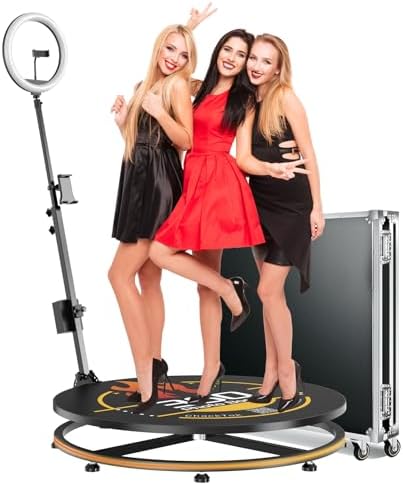 Amazon.com : MWE 360 Photo Booth Machine for Parties with Extra Battery ...