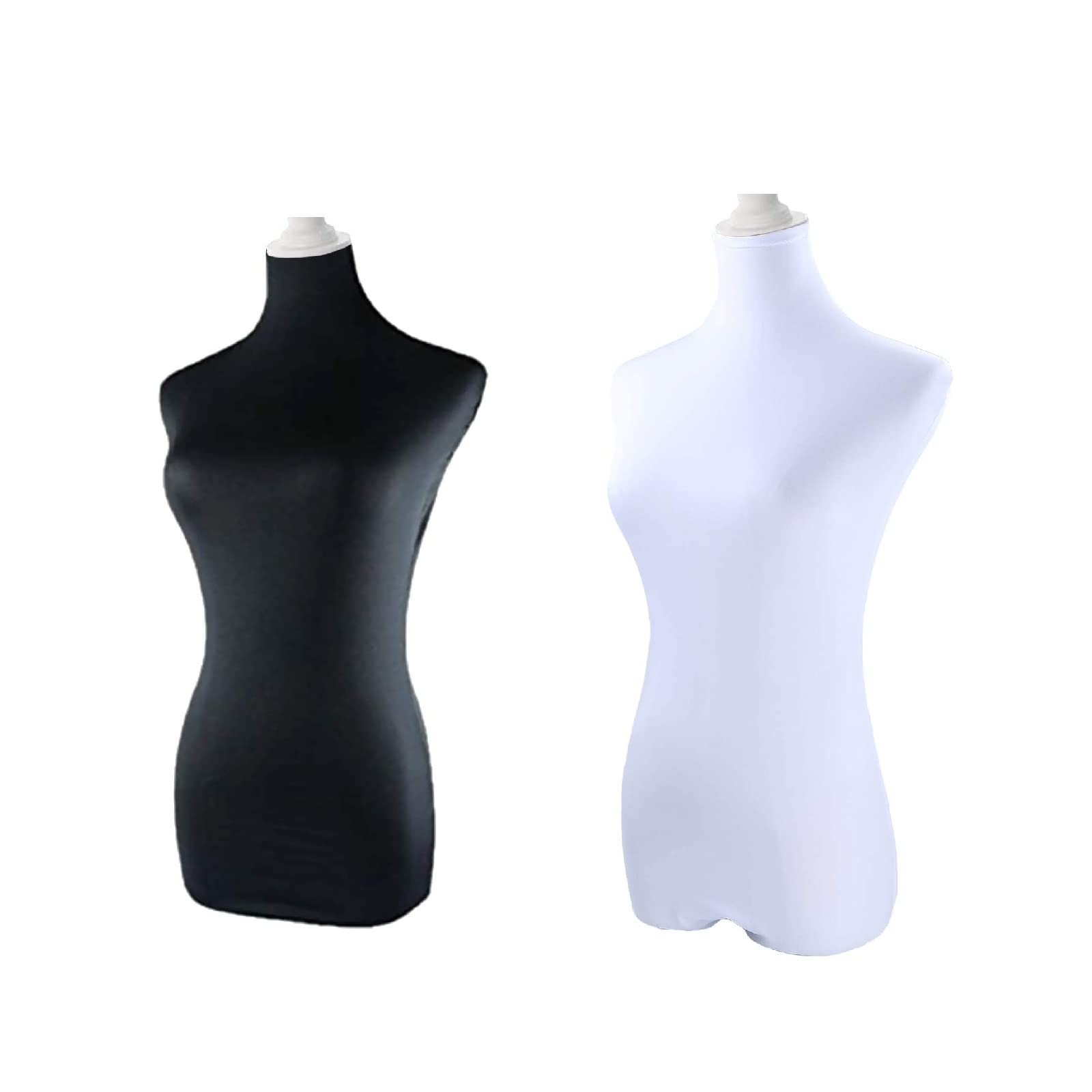 Amazon.com: NAVADEAL Black & White Superb Lycra Mannequin Fabric Cover ...