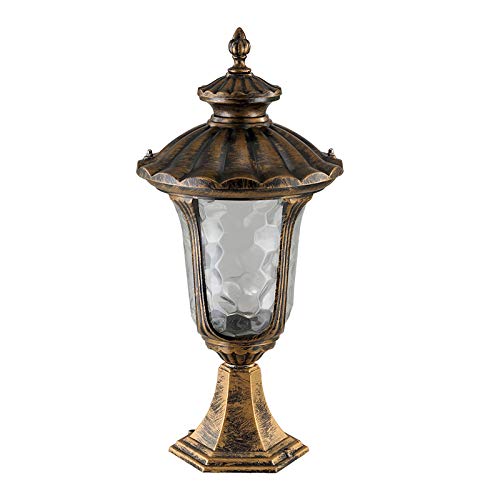Buy KUXY Modern Traditional Classic Patio Lotus Column Lamp Europe ...