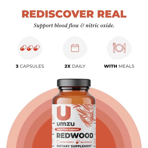 UMZU Redwood - Suplemento de Óxido Nítrico Natural para Suporte ao ...