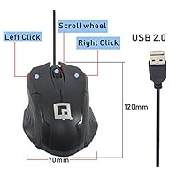 Amazon.in: Buy SaiTech IT 3-Button USB Optical Wired Mouse for Computer ...