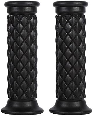 Hlyjoon 1 Pair Motorcycle Vintage Handle Grips Universal TPU 1inch 25mm ...