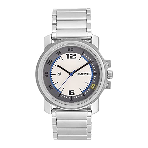 Buy TIMEWELL Multicolour Dial Metal Strap Analog Men Watch N390 A at ...