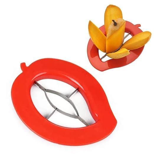 Stainless Steel Mango Cutter Chopper Peeler and Pit Slicer Machine ...