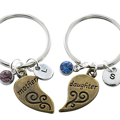 Amazon.com: Mother Daughter Keychain Set - Mother's Day Gift To Mom ...