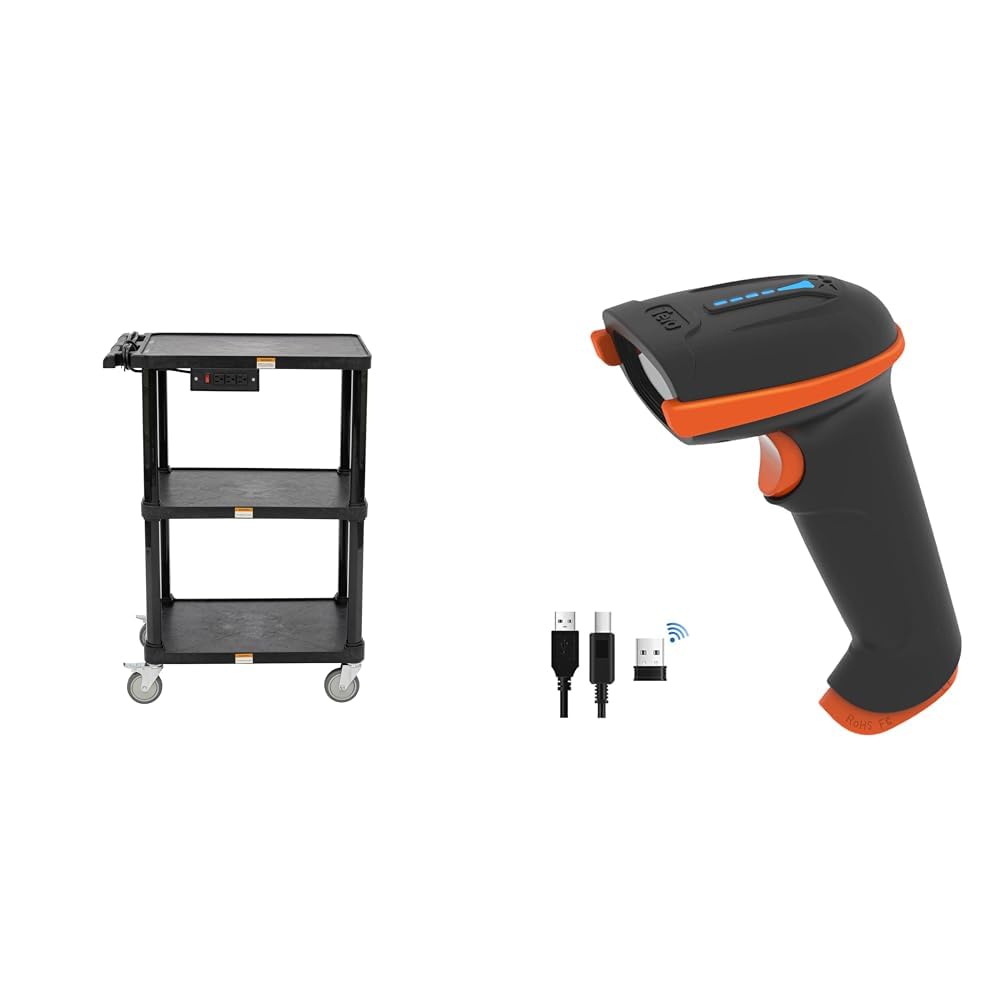 Amazon.com: Pearington 3-Shelf Mobile Utility Cart Bundle with Tera 1D ...