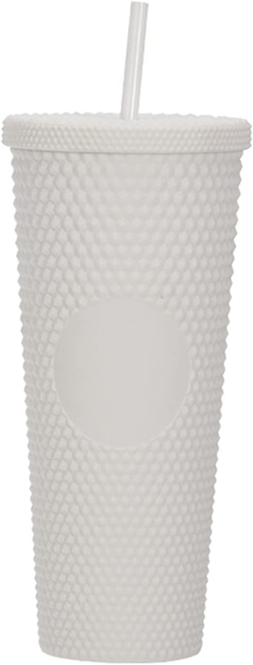 Amazon.com | RANYAO 24oz Matte Plastic Studded Cup Double Wall Studded ...