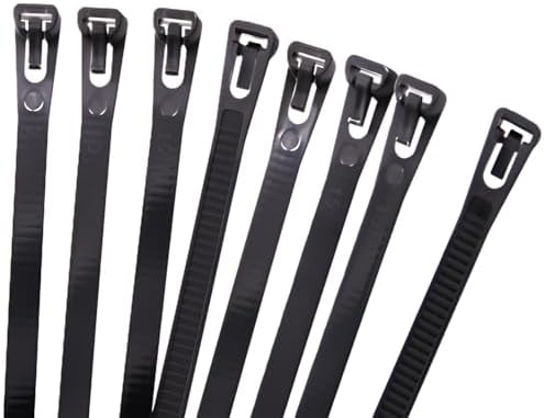 Reusable Zip Ties/Cable Ties - 12" – 100pcs per bagMaterial – Nylon (1 ...