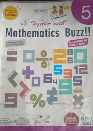 Together With Mathematics Buzz Class 5 Edition 2022 (Second Hand & Used ...