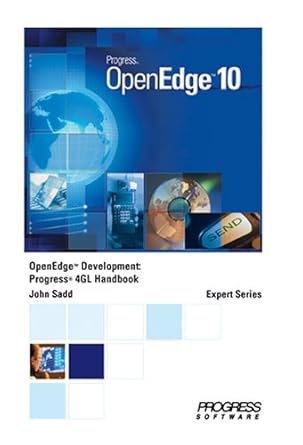 OpenEdge Development: Progress 4GL Handbook : Sadd, John: Amazon.in: Books