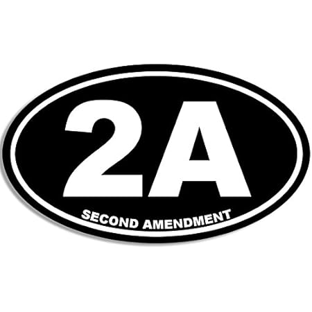 Amazon.com - Oval 2A Second Amendment Sticker (Gun Rights NRA 2nd ...