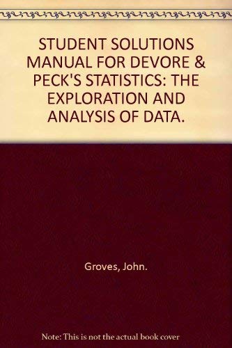 Amazon.com: Statistics: The Exploration and Analysis of Data ...
