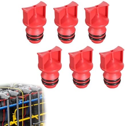 Pcmursal 6 Pack Air Compressor Oil Cap Plug, Male Thread Dia Air ...