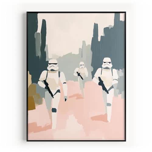 Amazon.com: Star Wars Impressionist Art Print Posters - Premium Giclee ...